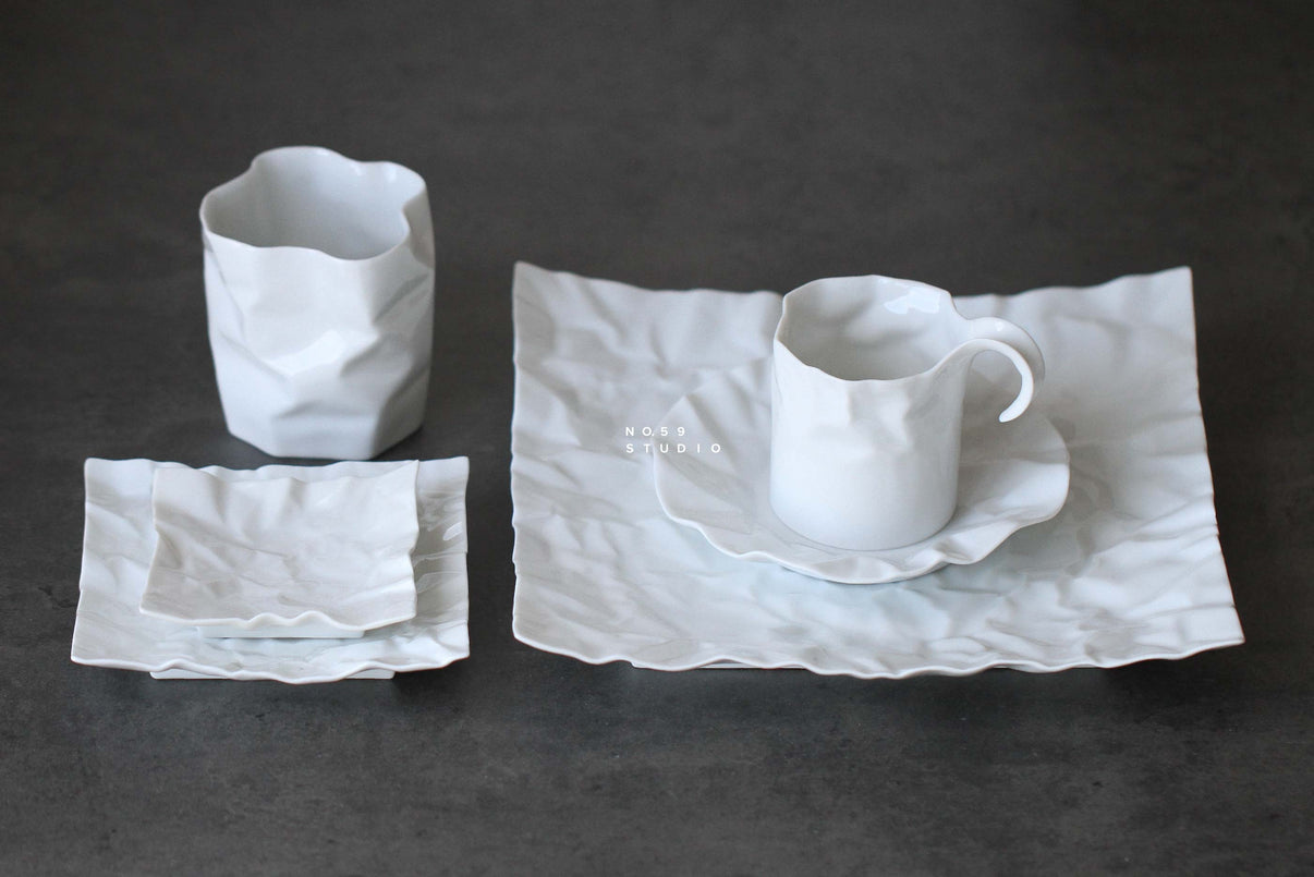 Ceramic Japan Crinkle Plate L – NO.59 STUDIO